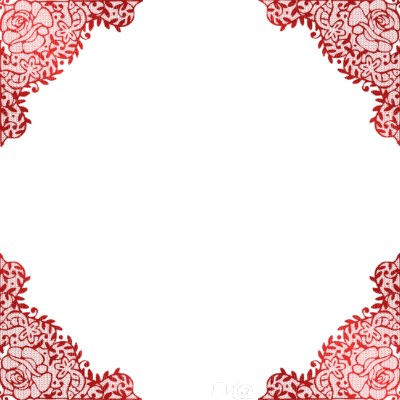 Download Frame Lace Red - Red Lace Frame PNG Image with No Background ...