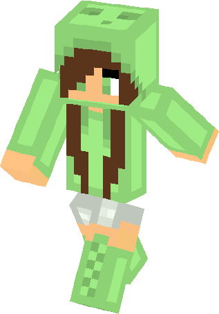 Download Slime Girl Skin - Minecraft Slime Girl PNG Image with No ...