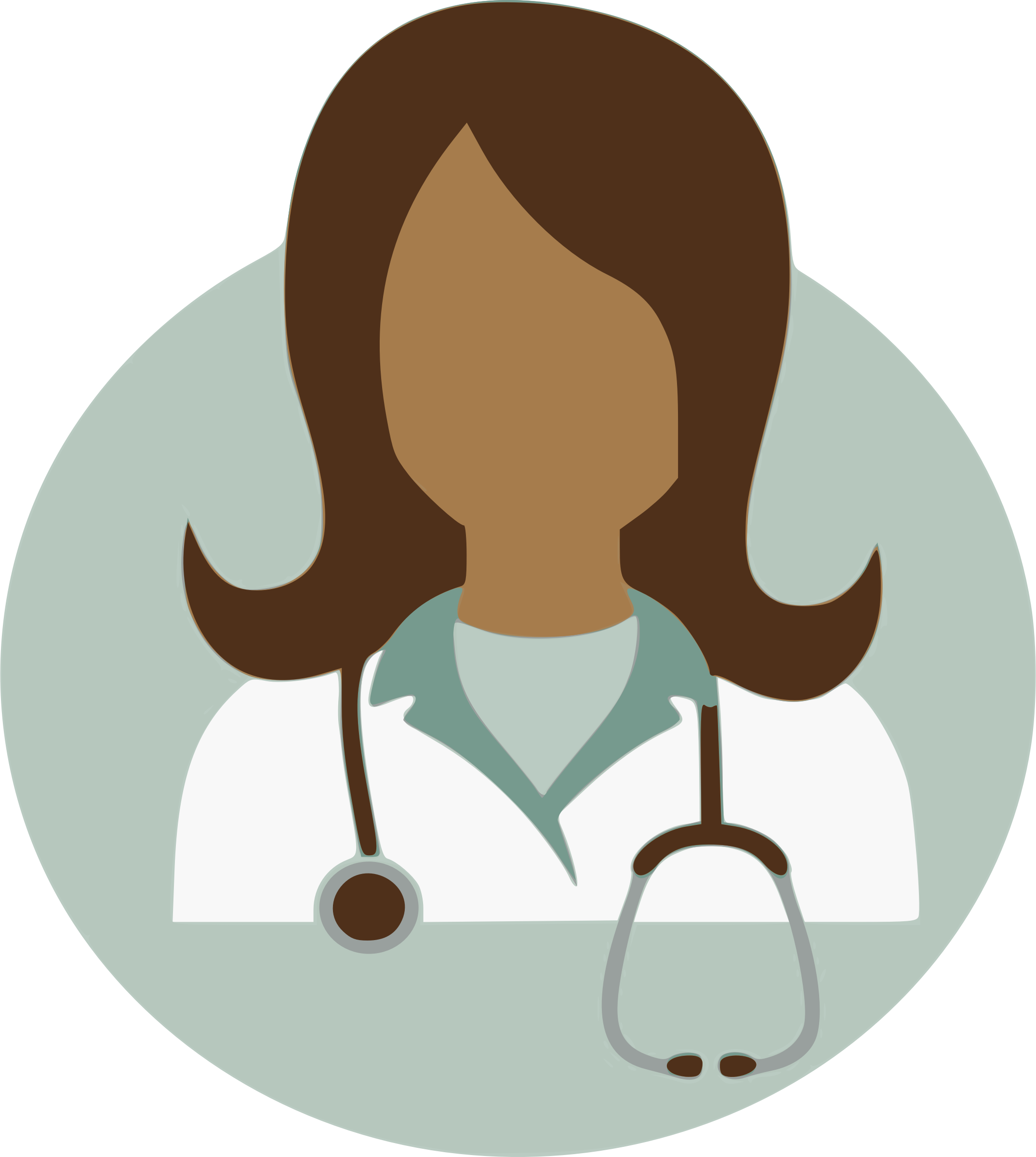 Download This Free Icons Png Design Of Female Doctor PNG Image with No ...