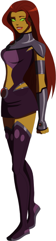 Dc-verse Starfire - Young Justice Star Fire - Free Transparent PNG ...