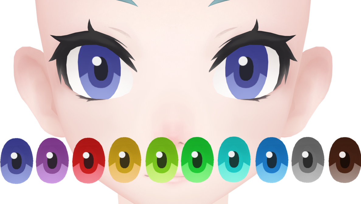 [mmd] Sonic X Eye Texture Dl By Pmxsenpai - Mmd Face Texture Dl - Free ...