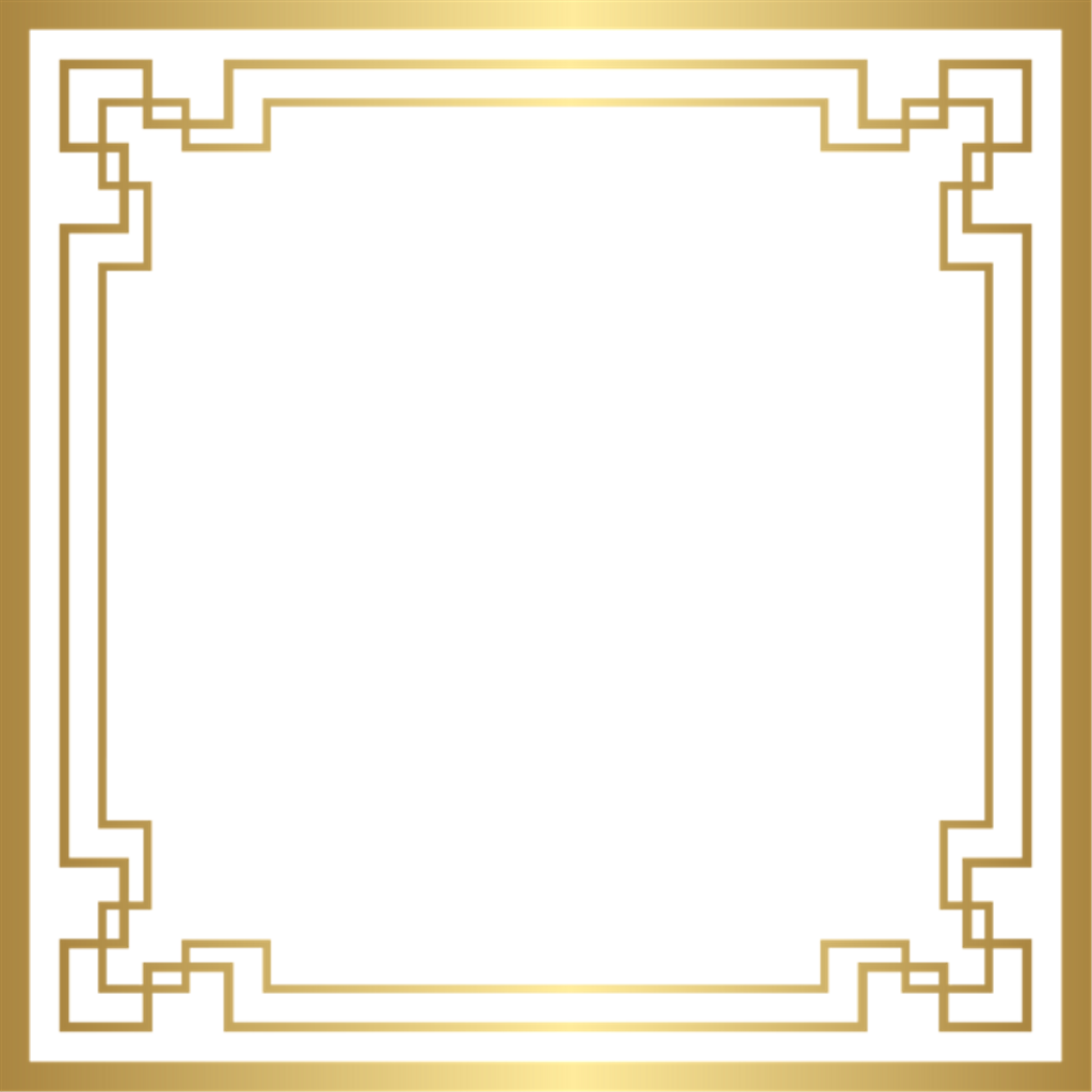 Download Square Gold Golden Frame Border Squareframe Decoration - Art ...