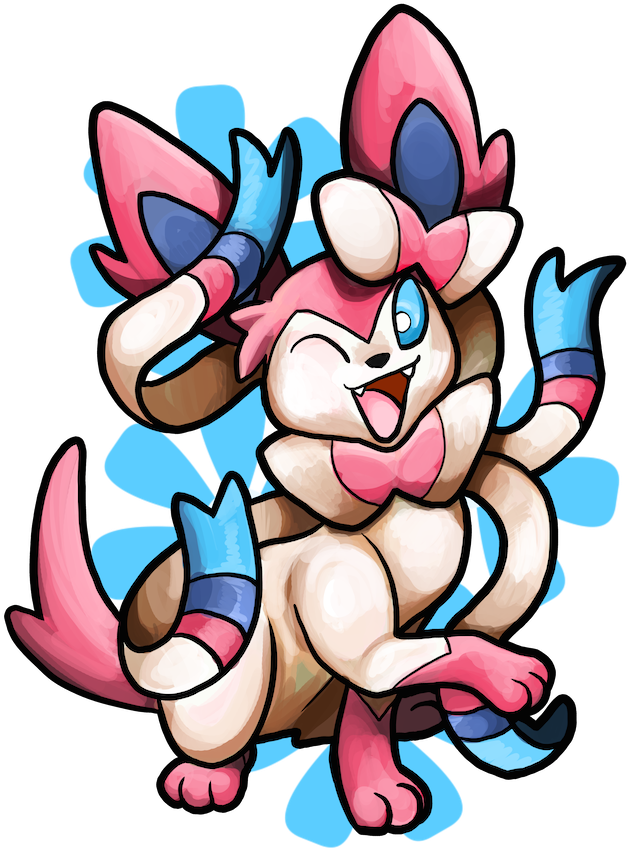 Download Sylveon - Cartoon PNG Image with No Background - PNGkey.com