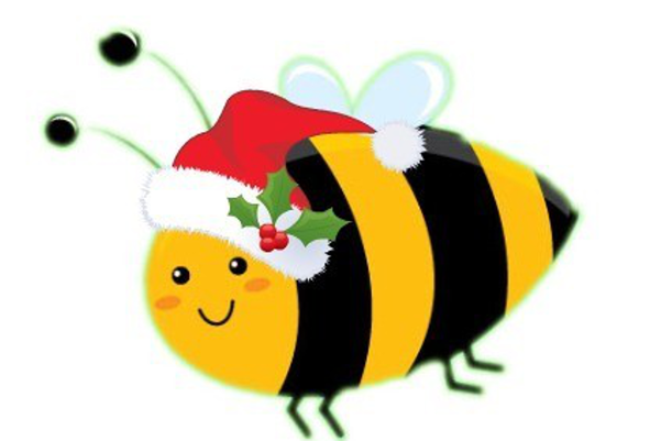 Bees Transparent Beehive Graphic Royalty Free Stock - Christmas Bee Png ...