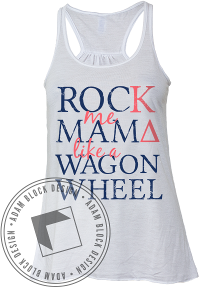 Download Kappa Delta Wagon Wheel Tank - Active Tank PNG Image with No ...