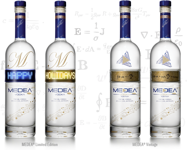 Download The Bottle For Medea Vodka Has A Programmable Led Ticker ...