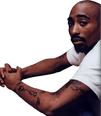 Download - Tupac With White Background - Free Transparent PNG Download ...