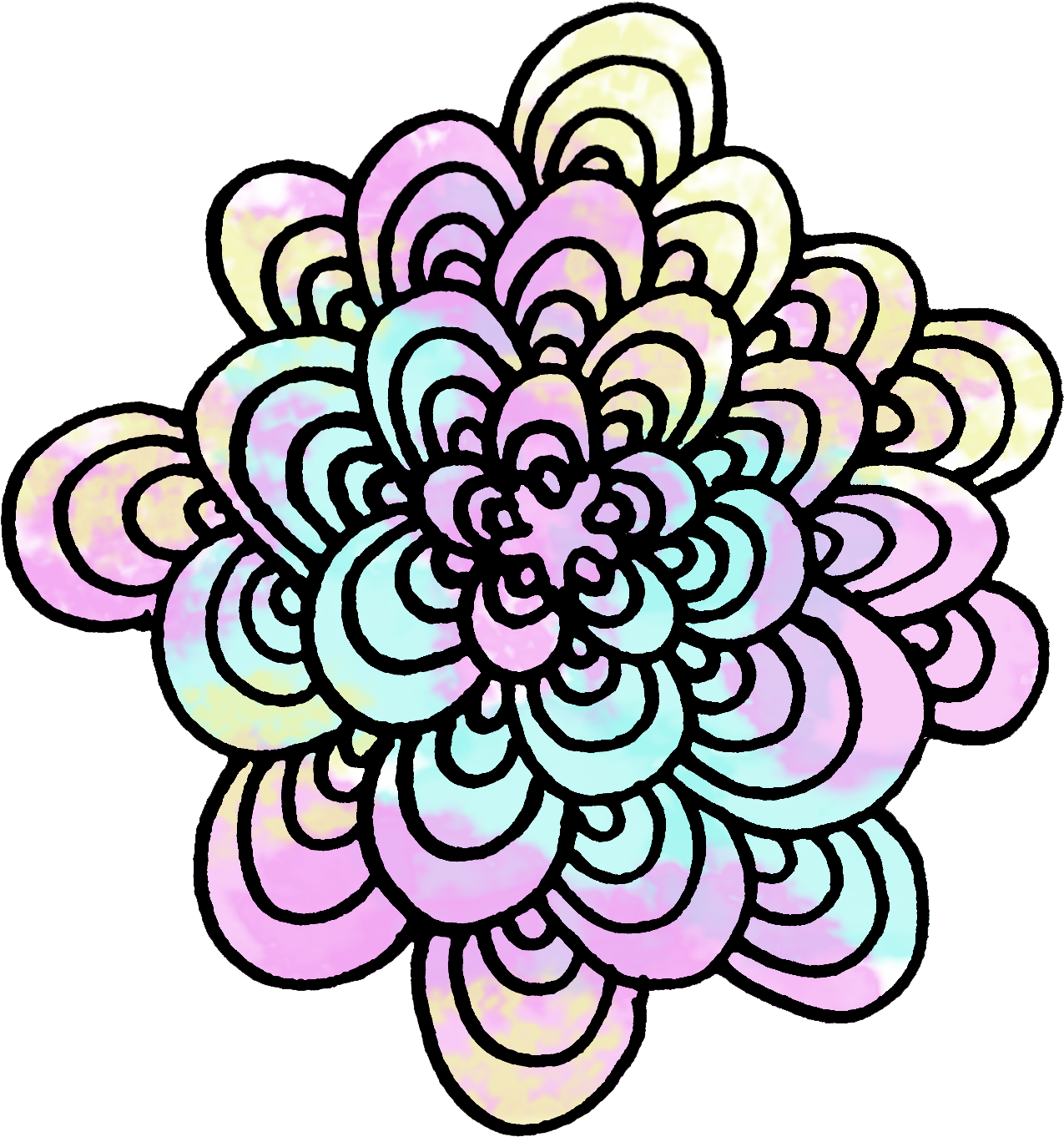 Download Floral Tangle Design Wall Tapestry - Small: 51" X 60" PNG ...