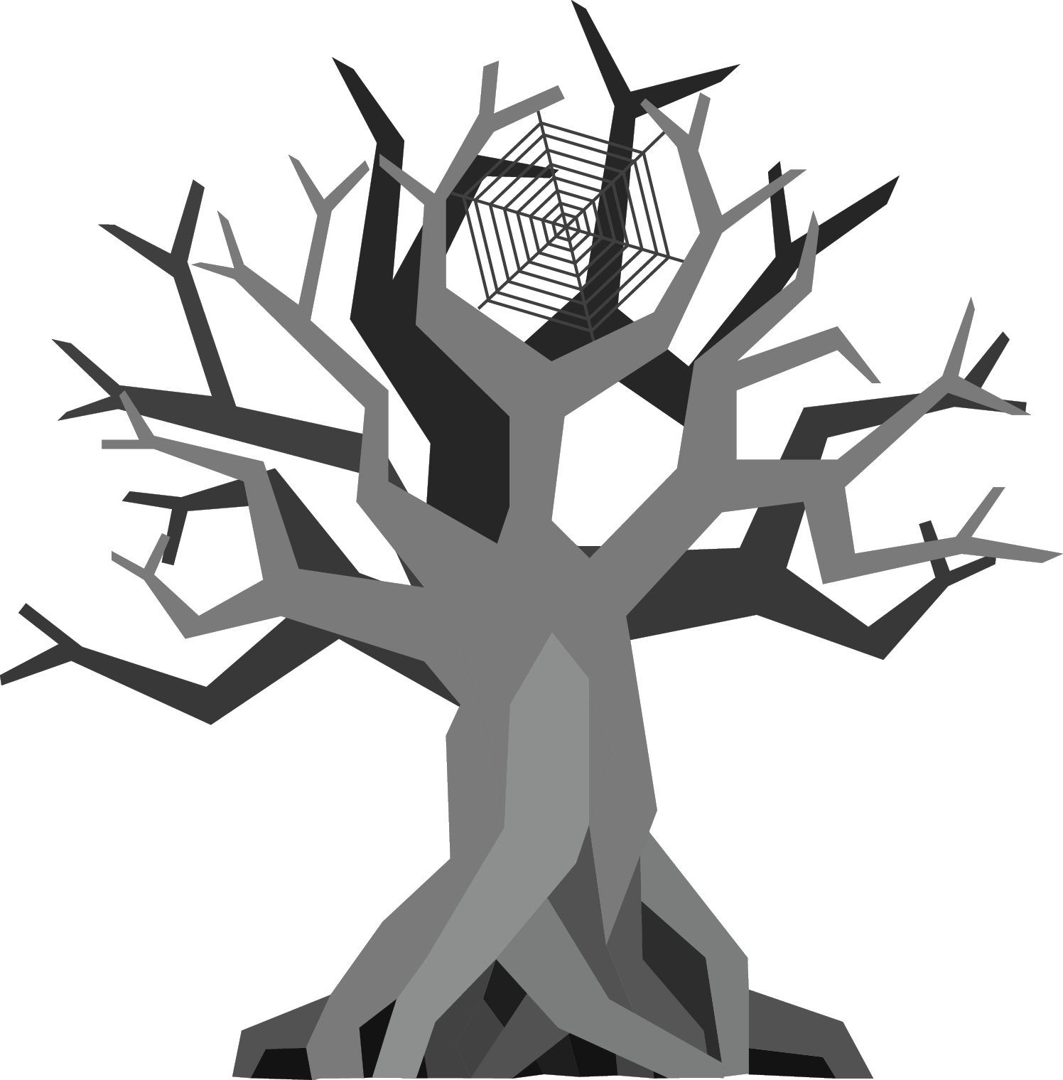 Download Creepy Tree - - Illustration PNG Image with No Background ...
