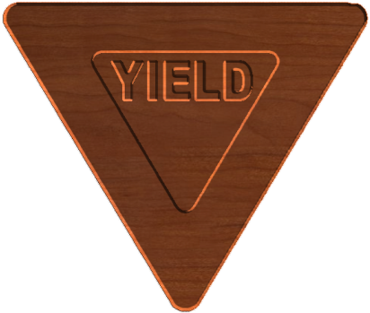Download Yield Sign - Hardwood PNG Image with No Background - PNGkey.com