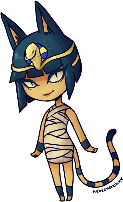 Download Ankha By Rebeccacablah - Ankha Animal Crossing Fanart Human ...