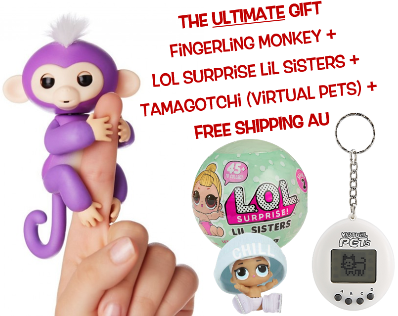 Download Ultimate Gift - Wowwee Fingerlings Purple (mia) And Pink ...