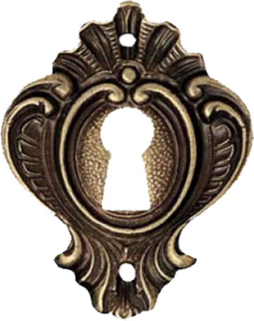 Download Key Hole In Antique Bronze Finish - Antique Key Holes PNG ...