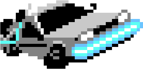 Download Delorean - Back To The Future Delorean Pixel Art PNG Image ...