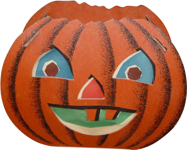 Download Halloween Two Faced Pumpkin Lantern - Jack-o'-lantern PNG ...