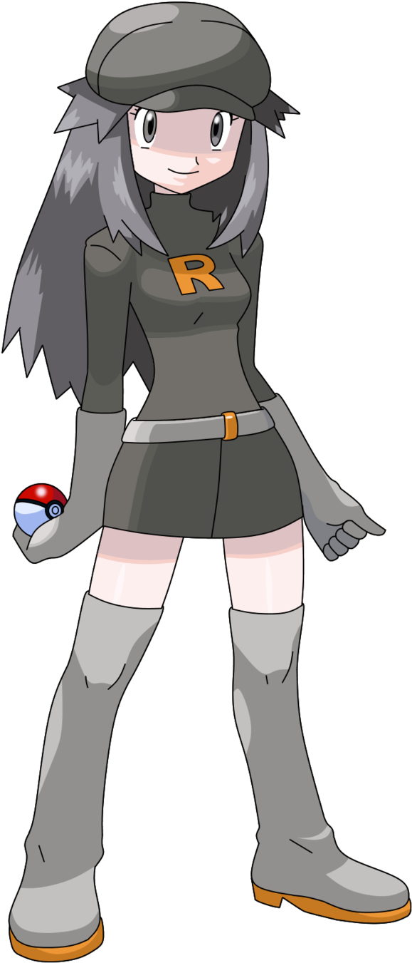 Download Leaf Team Rocket Outfit By Morki95 - Pokemon Kris Team Rocket ...