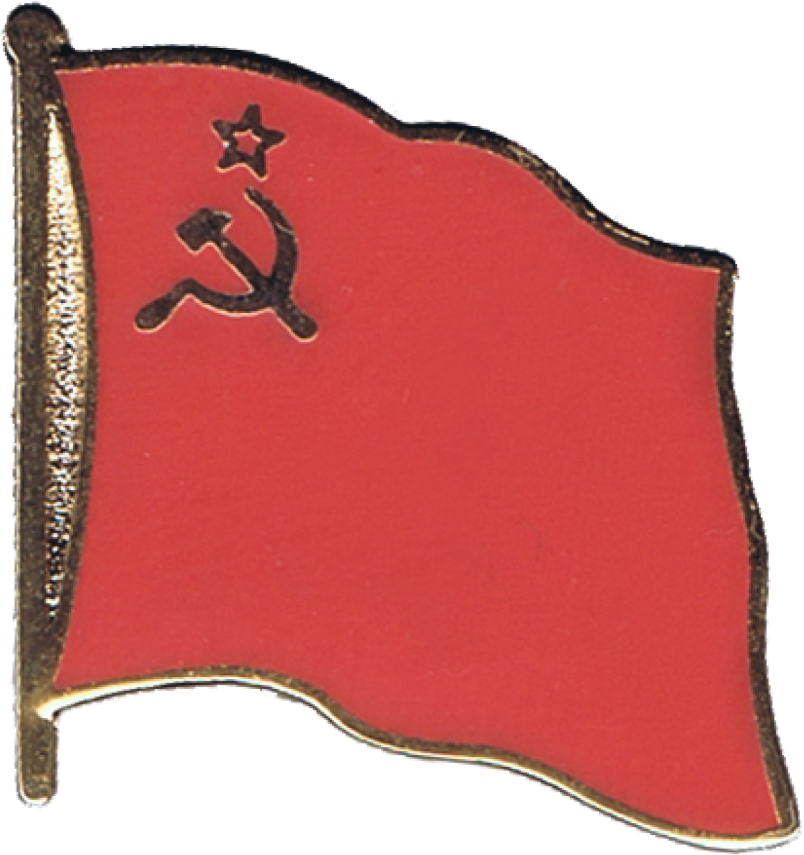 Ussr Soviet Union Flag Pin, Badge - Soviet Union - Free Transparent PNG ...
