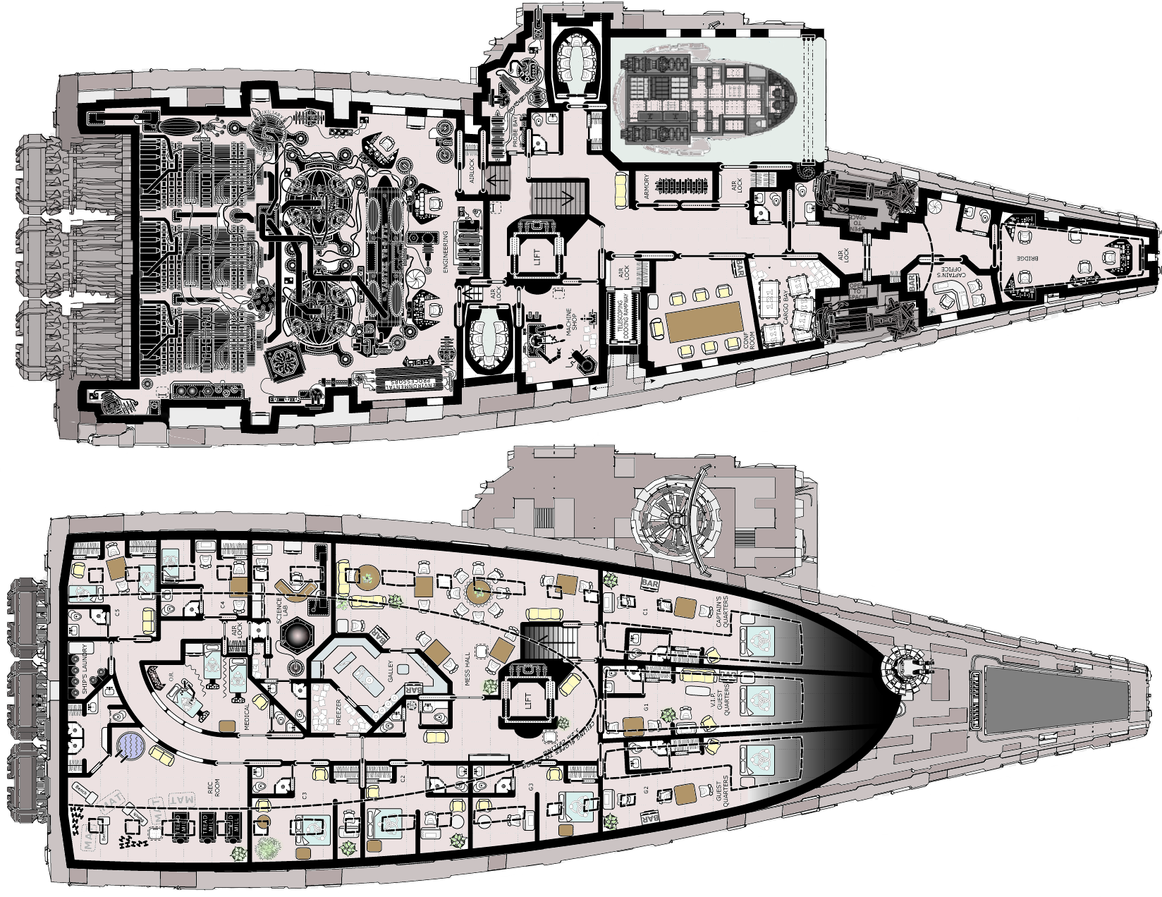 Download Spaceship Interior, Spaceship Design, Star Wars Rpg, - Sci Fi ...
