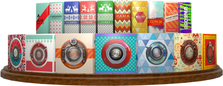 Download Retropak Nine - Rosa De Los Vientos Español PNG Image with No ...