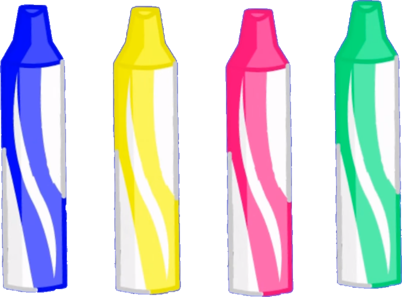 Download Four Crayons - Water Bottle PNG Image with No Background ...
