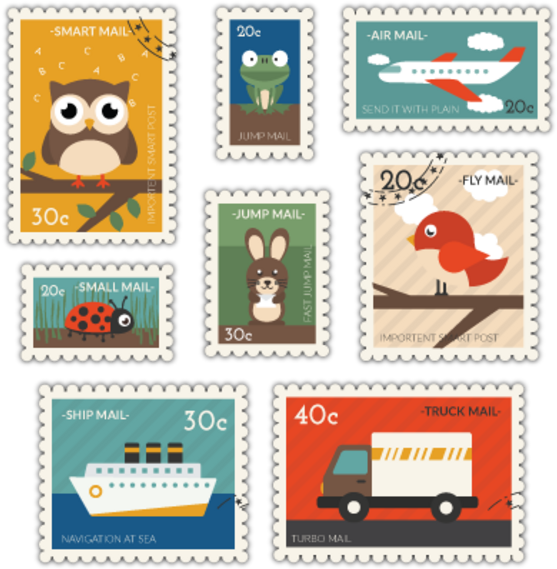 Download Image - Postage Stamp PNG Image with No Background - PNGkey.com