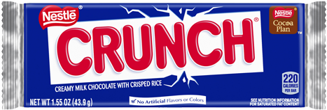 Download Nestle Crunch Milk Chocolate Candy Bar - Crunch Candy Bar PNG ...