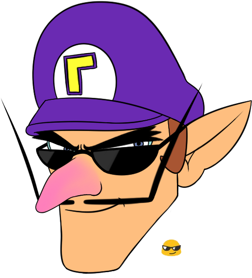 Download Waluigi Hat Png - Waluigi Emoji PNG Image with No Background ...