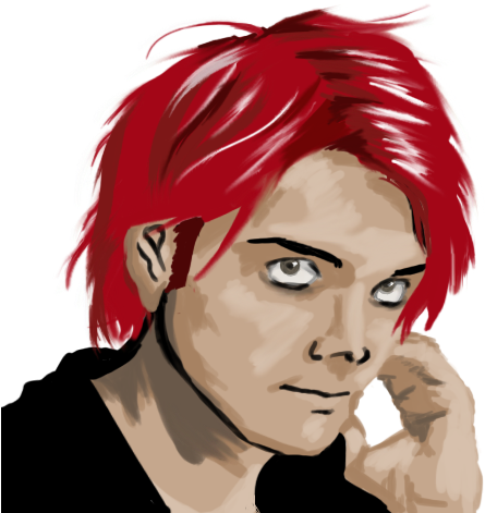 Gerard Way Speedpaint - Art - Free Transparent PNG Download - PNGkey