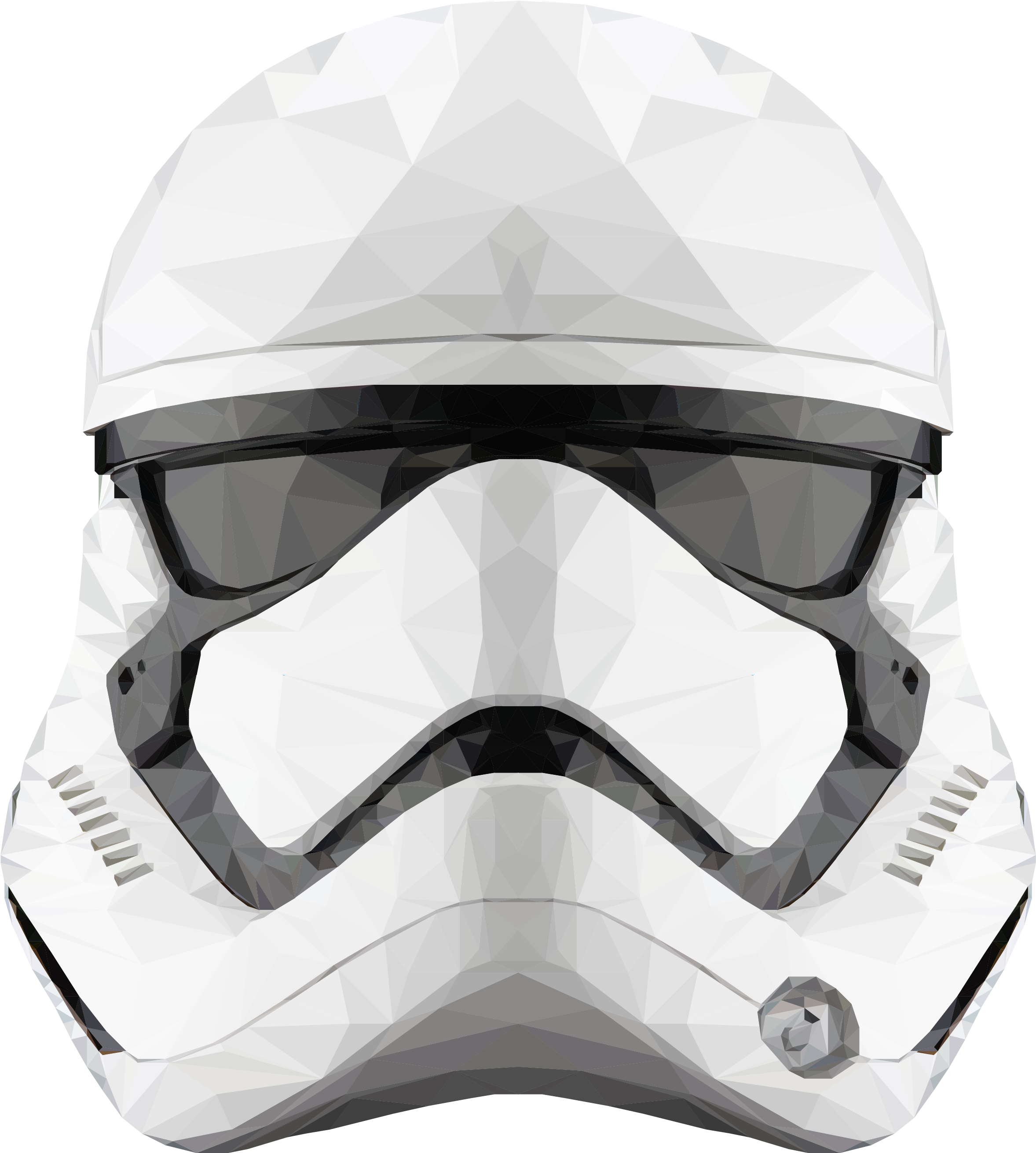 Fan Creationsdecided To Make A Low Poly First Order - Star Wars First ...
