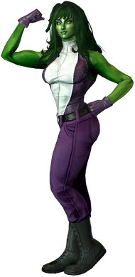 Download She-hulk - She Hulk Marvel Costume PNG Image with No ...