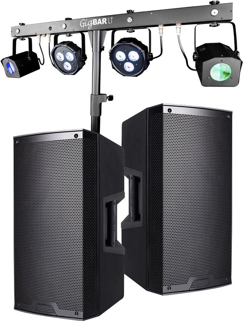Dj Booth - Chauvet Dj Gigbar 2 4-in-1 Led Lighting System - Free ...
