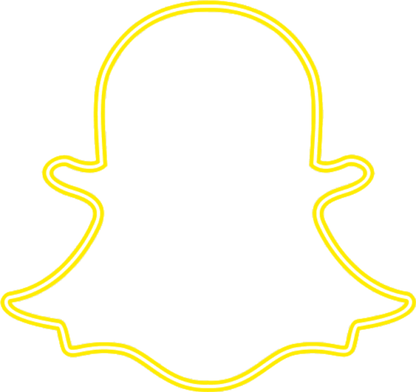 Snapchat Logo Neon Png - Free Transparent PNG Download - PNGkey