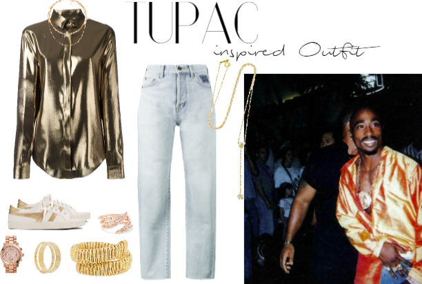 Download Tupac Shakur Inspired Outfit - 2pac In Las Vegas PNG Image ...