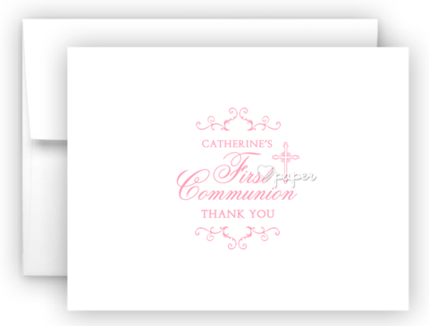 Download First Communion Thank You Cards Note Card Stationery ...