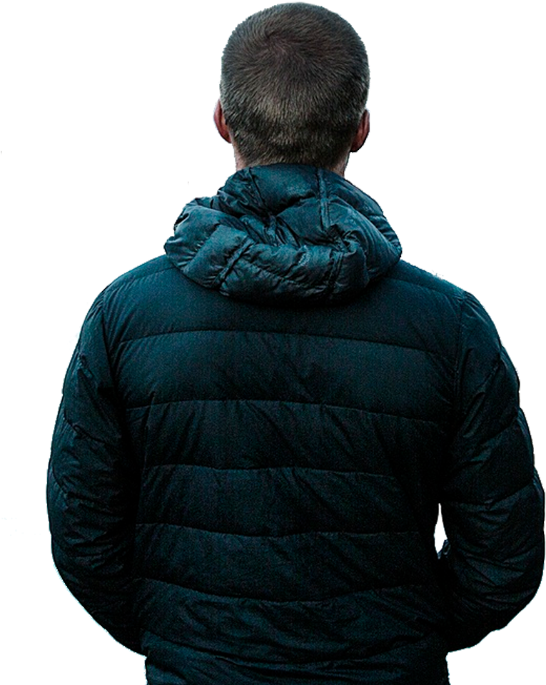 Man From Back With Transparent Background Free Download - Wesley ...