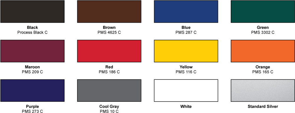 Download Standard Color Options Gold Or Copper Finish* - Magnesium ...