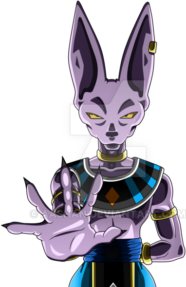 By Aashananimeart On Deviantart - Beerus - Free Transparent PNG ...