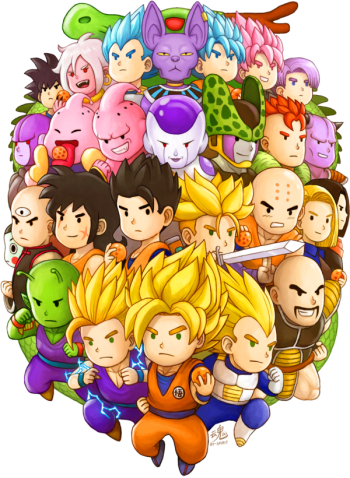 Download Preview Art - Dragon Ball Z Chibi PNG Image with No Background ...