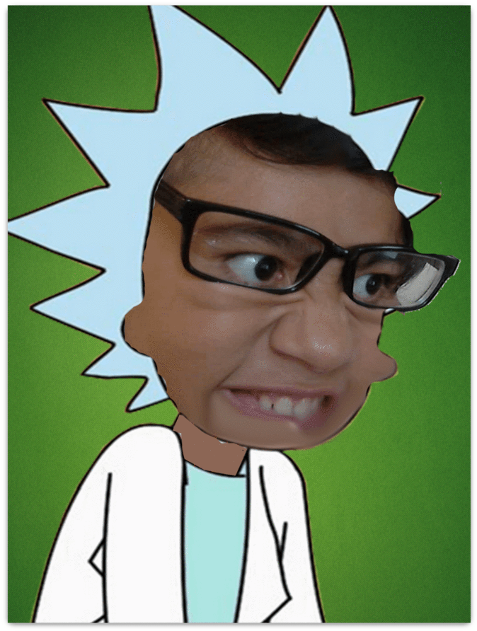 Download Me As Rick Sanchez Poster - Rick Sanchez PNG Image with No ...