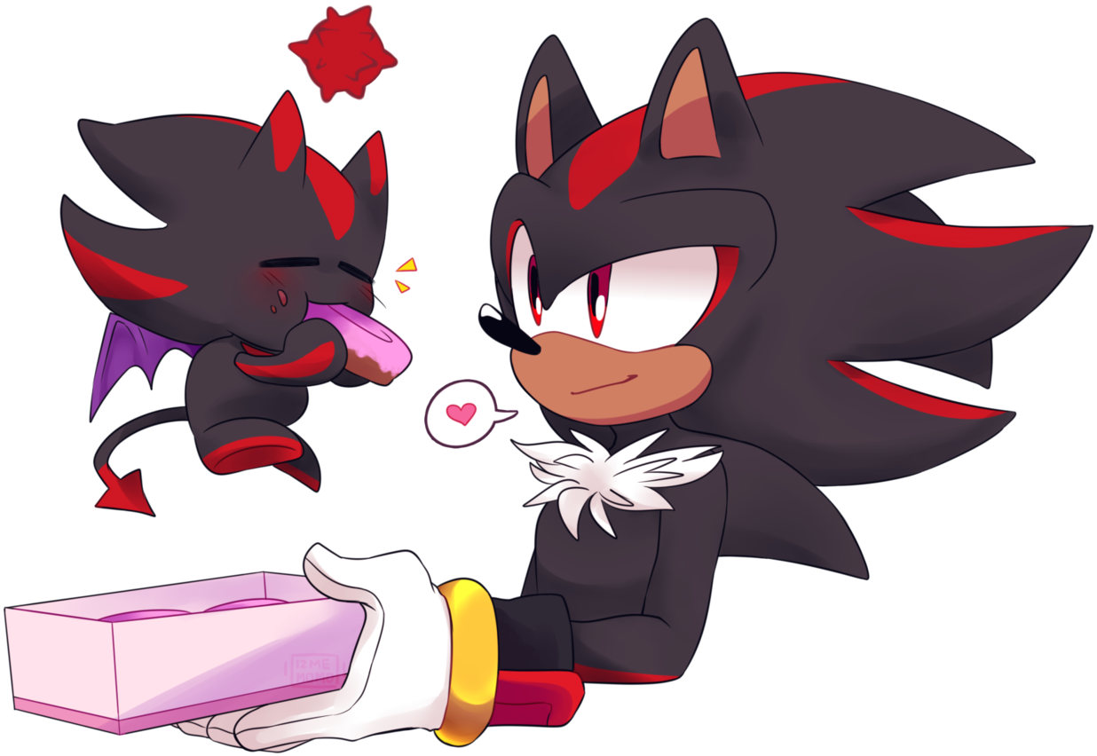 Download Have A Wholesome Content From Shadow And His Chao - Cartoon ...