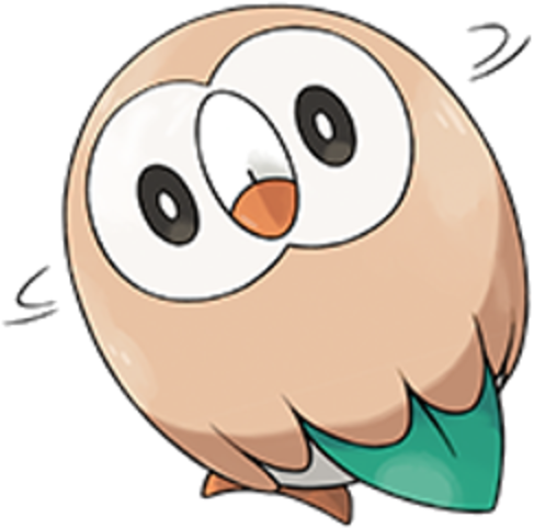 Download Pokemon Sun Moon Rowlet PNG Image with No Background - PNGkey.com