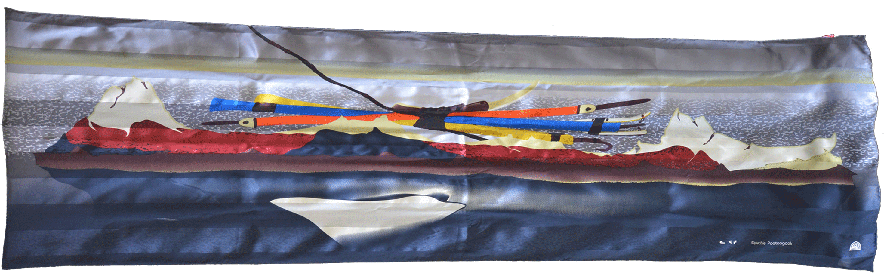 Inuit Textile Art Inunoo Scarf - Scarf - Free Transparent PNG Download ...
