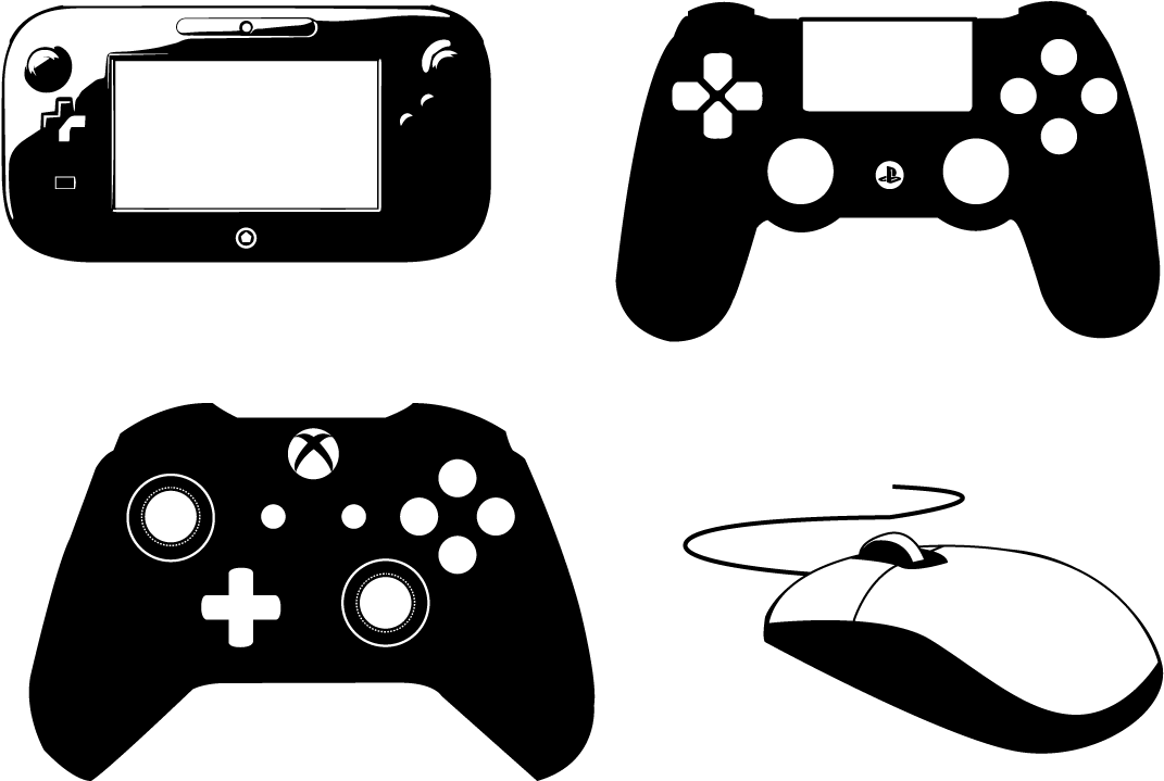 Controller Logos Clip Art Download - Control Xbox One Logo - Free ...