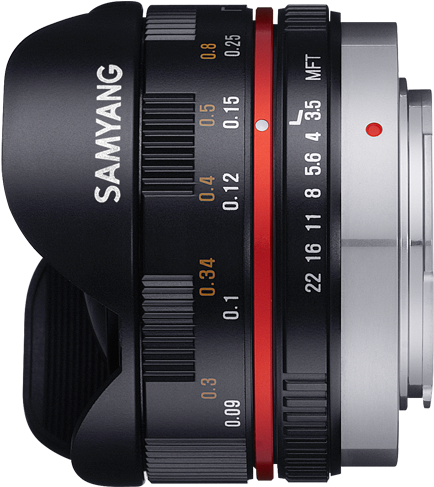 1570249622 - Samyang 7.5mm F3.5 Fish-eyes Lens - Free Transparent PNG ...