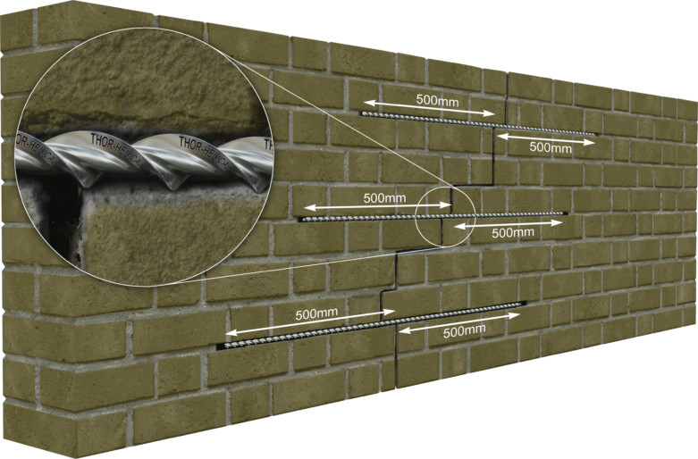 Download Specification For Brick Stitching - Reinforcing A Cracked Wall ...