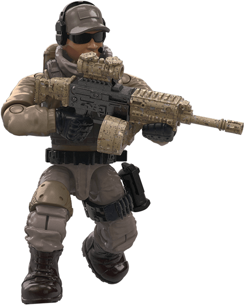 Desert Soldier - Mega Construx Desert Air Defenders - Free Transparent ...