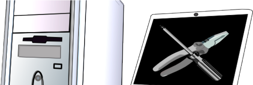 Download Cropped Computer Repair Clip Art - Computer PNG Image with No ...