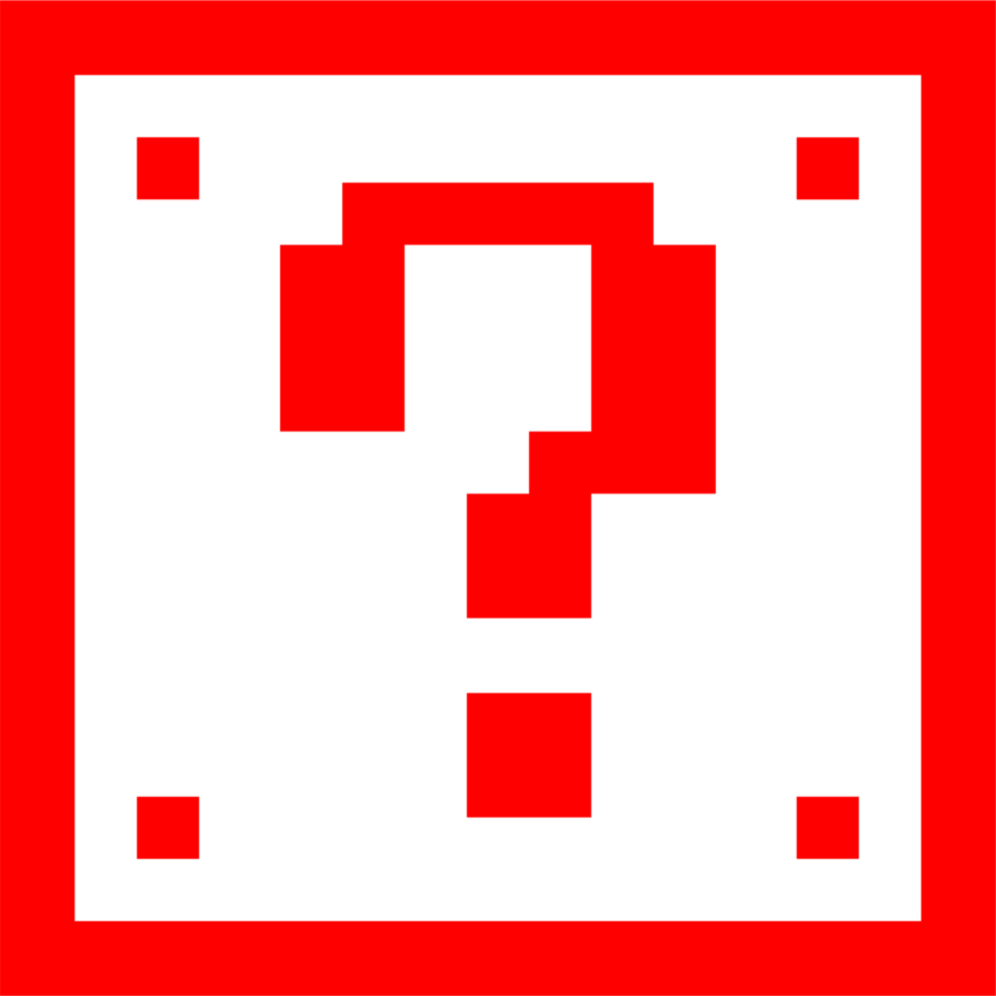 Super Mario Question Mark Clipart Super Mario Bros - 8 Bit Question ...