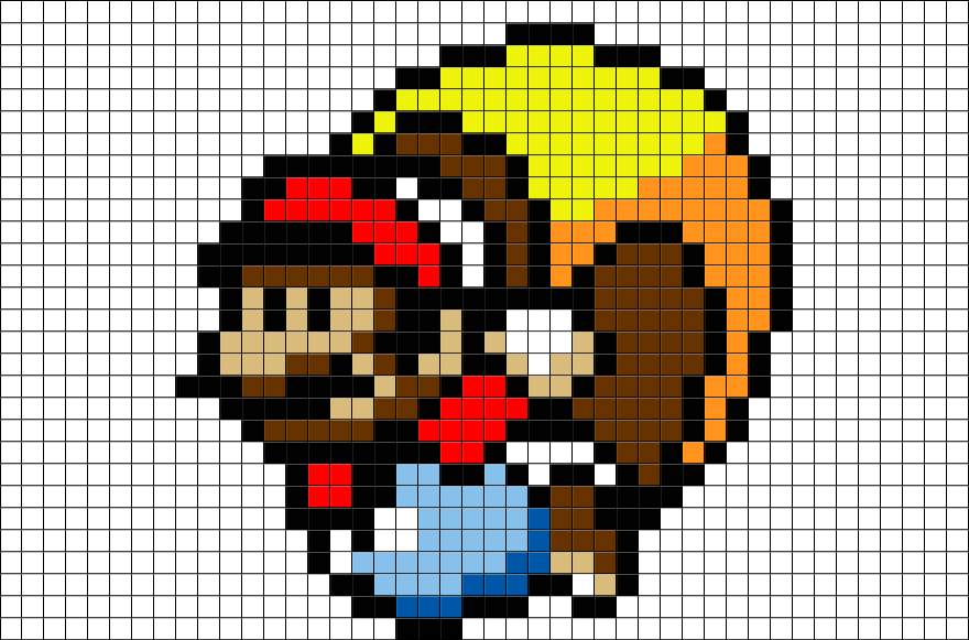 Pixel Art Mario Mario World - Free Transparent PNG Download - PNGkey
