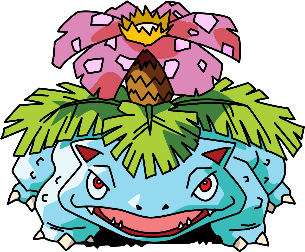 Download 003venusaur Os Anime - Vinosour Pokemon PNG Image with No ...